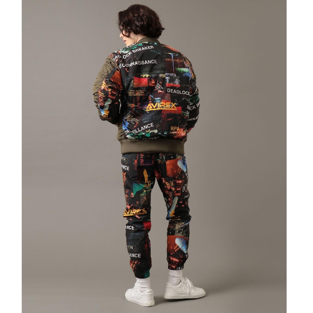 AVIREX - AVIREX FIGHTER PHOTO TYPE MA-1パンツ セットアップの AVIREX - AVIREX FIGHTER PHOTO TYPE MA-1パンツ セットアップの