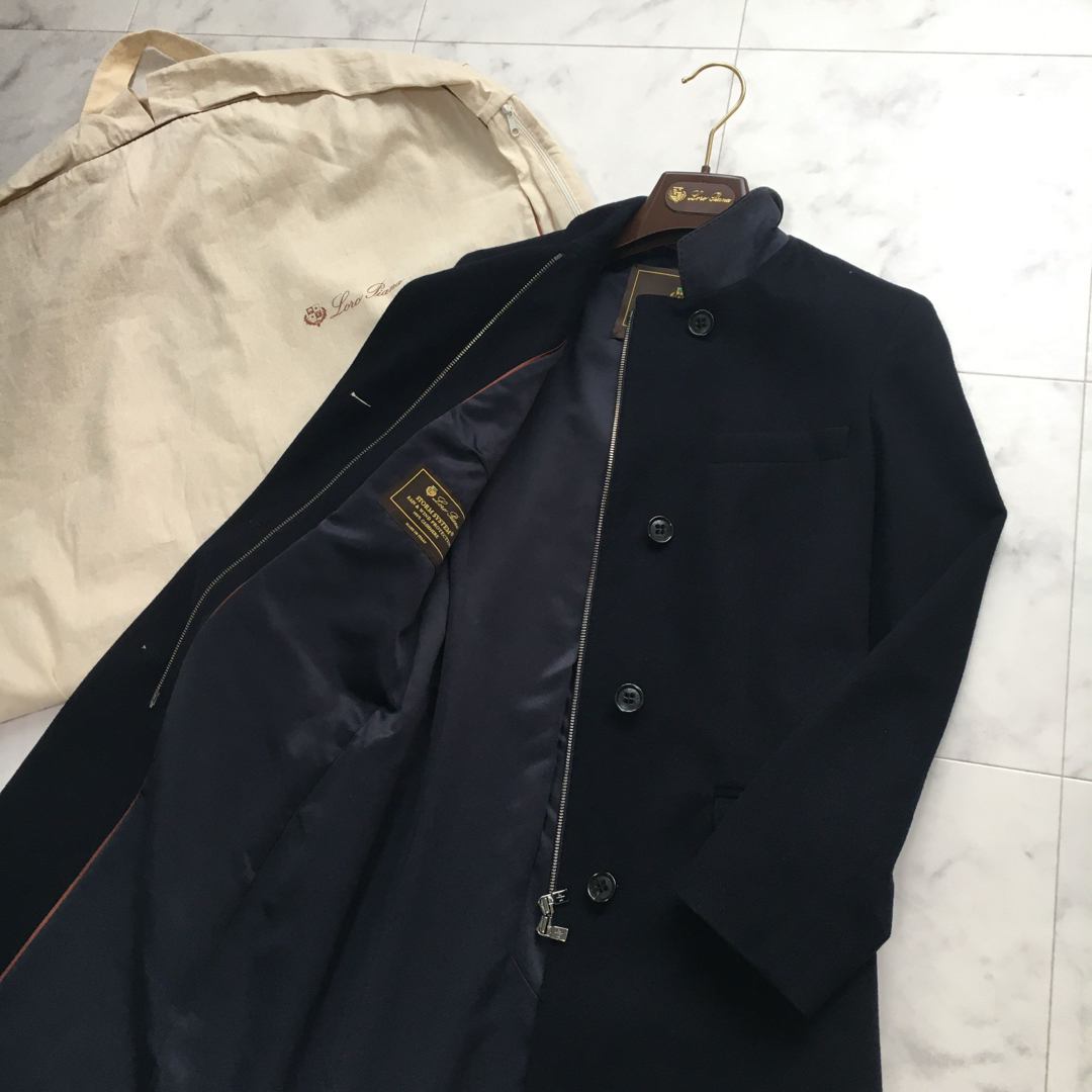 近年美品 Loro Piana ロロピアーナ ロゴ カシミヤ100% コート 近年美品 Loro Piana ロロピアーナ ロゴ カシミヤ100% コート