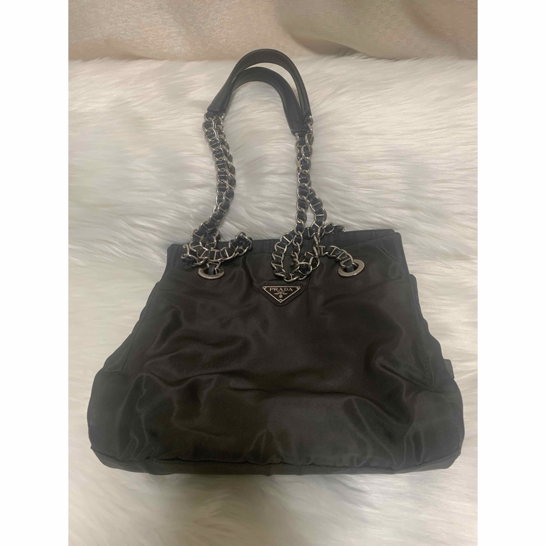 PRADA プラダ ナイロン ショルダーバッグ チェーン PRADA プラダ ナイロン ショルダーバッグ チェーン