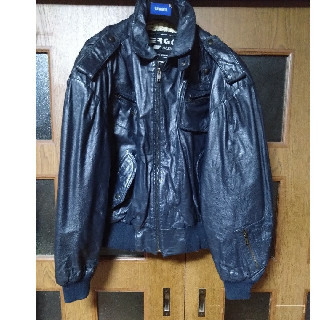ヴィンテージ 80s 90 カウレザージャケット ライダース Lサイズ ヴィンテージ 80s 90 カウレザージャケット ライダース Lサイズ