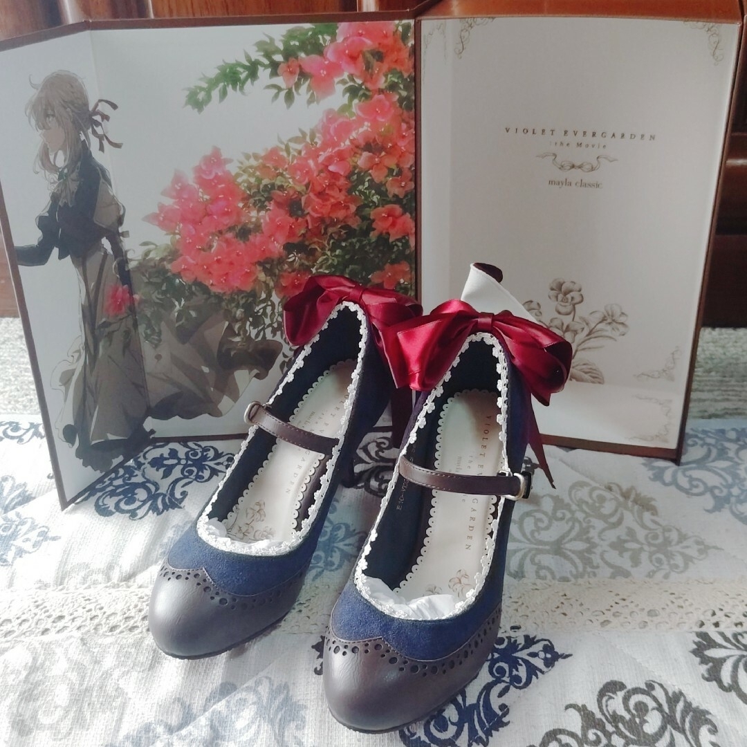 mayla classic ヴァイオレットエヴァーガーデン コラボパンプス mayla classic ヴァイオレットエヴァーガーデン コラボパンプス