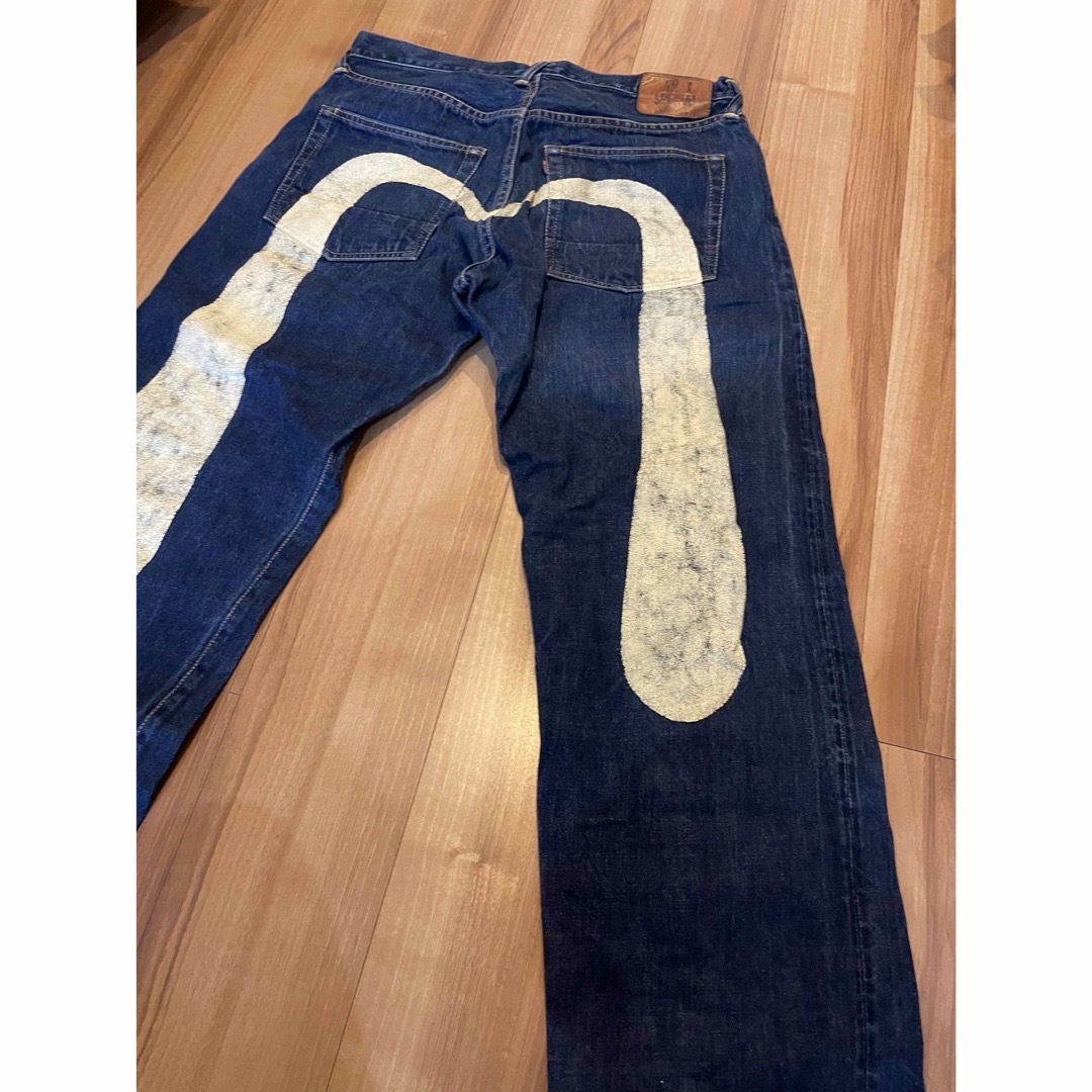 EVISU No.2 2000 33×35 赤耳 白カモメ 濃紺(EVISU - サイズ34 EVISU No.2 2000 33×35 赤耳 白カモメ 濃紺(EVISU - サイズ34