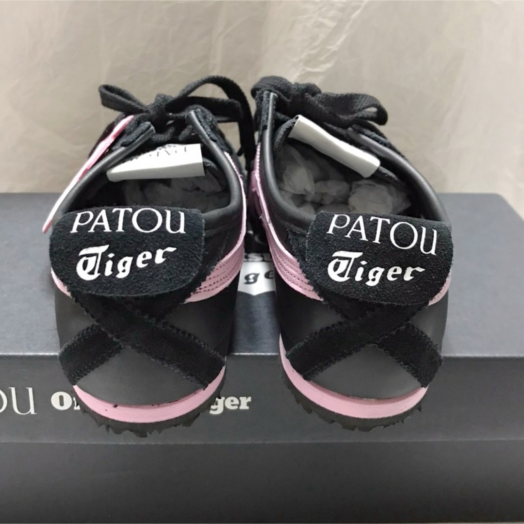 PATOU - PATOU × オニツカタイガー MEXICO 66 ブラック パトゥの PATOU - PATOU × オニツカタイガー MEXICO 66 ブラック パトゥの