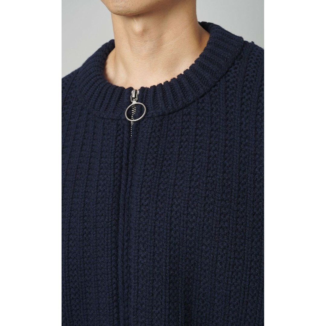 Maison Margiela ローゲージニット ジップカーディガン 白タグ Maison Margiela ローゲージニット ジップカーディガン 白タグ