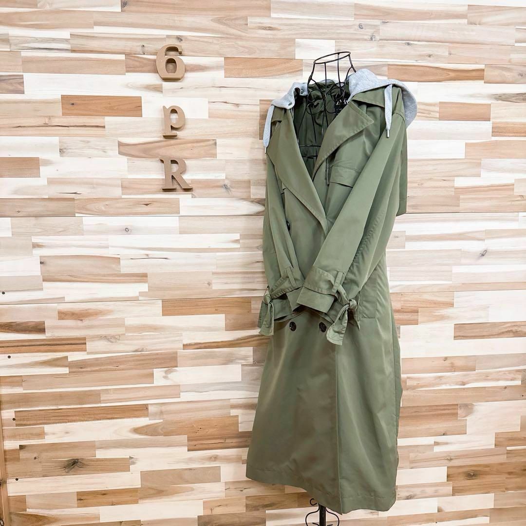 ZARA - 【ザラ】オーバーサイズ フード付き トレンチ コート ZARA - 【ザラ】オーバーサイズ フード付き トレンチ コート
