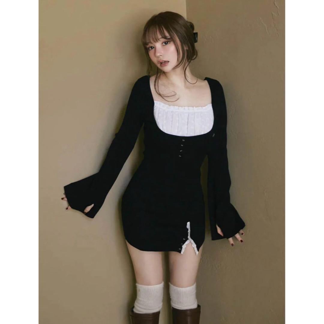 新品未使用】ANDMARY Poppy lace mini dress 新品未使用】ANDMARY Poppy lace mini dress