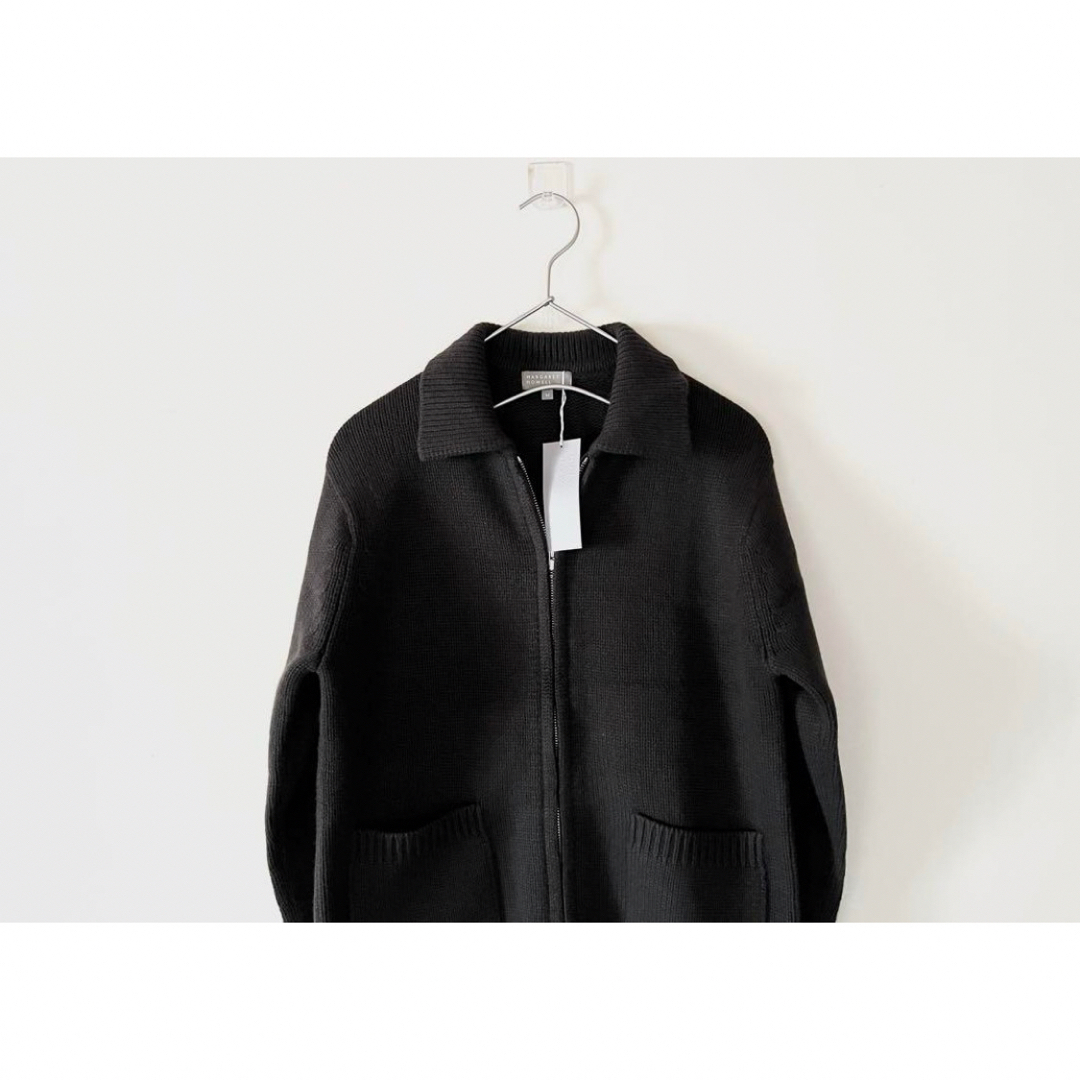 新品 マーガレットハウエル カシミヤジップカーディガン 新品 マーガレットハウエル カシミヤジップカーディガン
