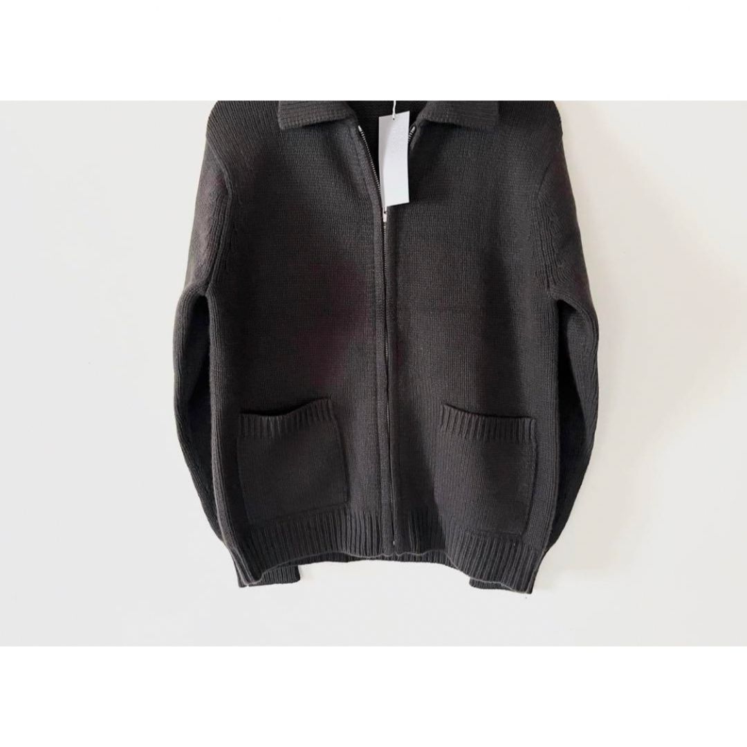 新品 マーガレットハウエル カシミヤジップカーディガン 新品 マーガレットハウエル カシミヤジップカーディガン