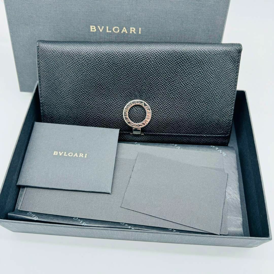 BVLGARI ブルガリ ロゴクリップ 長財布 カーフ レザー 234 BVLGARI ブルガリ ロゴクリップ 長財布 カーフ レザー 234