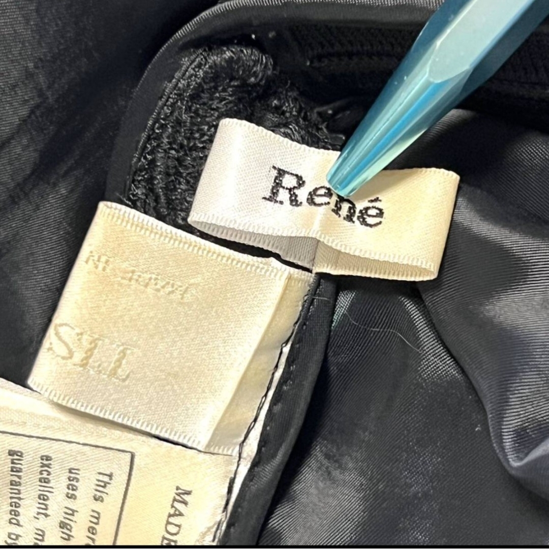 René - 【希少・完売品】ルネ ワンピース 花柄 刺繍レース 黒 René - 【希少・完売品】ルネ ワンピース 花柄 刺繍レース 黒