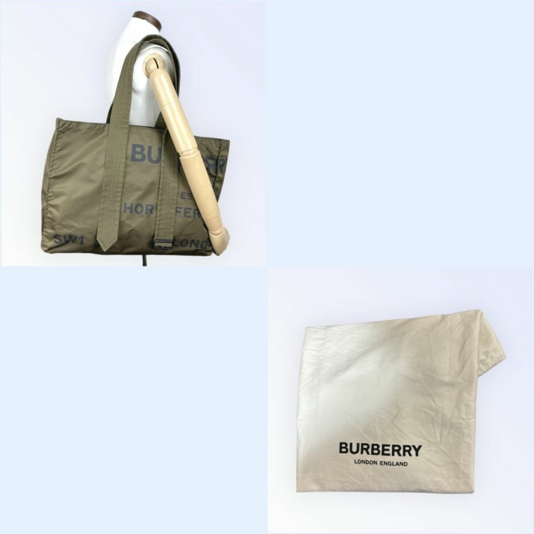 BURBERRY - BURBERRY バーバリー トートバッグ ロゴプリント BURBERRY - BURBERRY バーバリー トートバッグ ロゴプリント