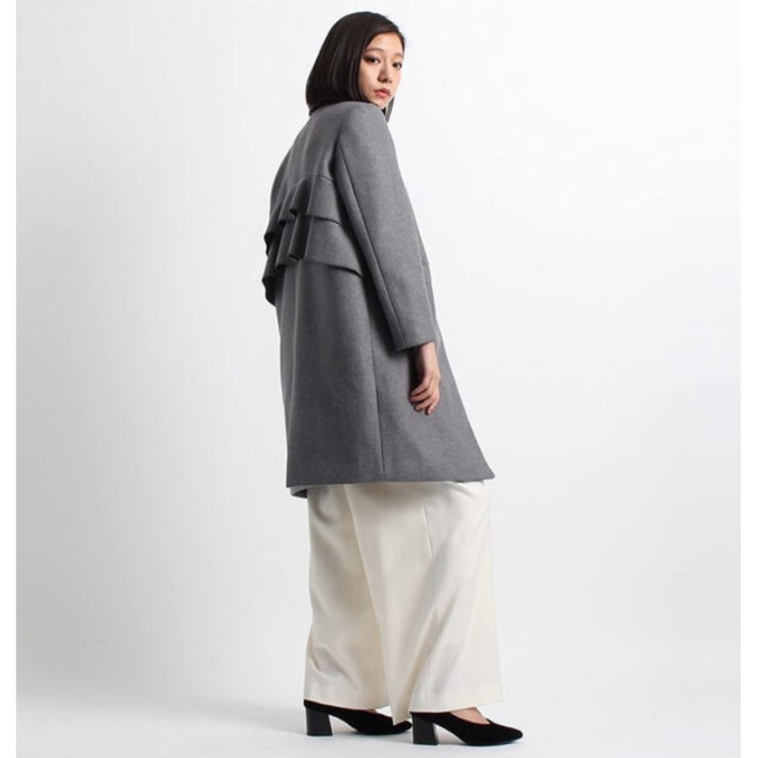 美品】M´S GRACY ロングコート ツイード 2way 36 ベルベット 美品】M´S GRACY ロングコート ツイード 2way 36 ベルベット