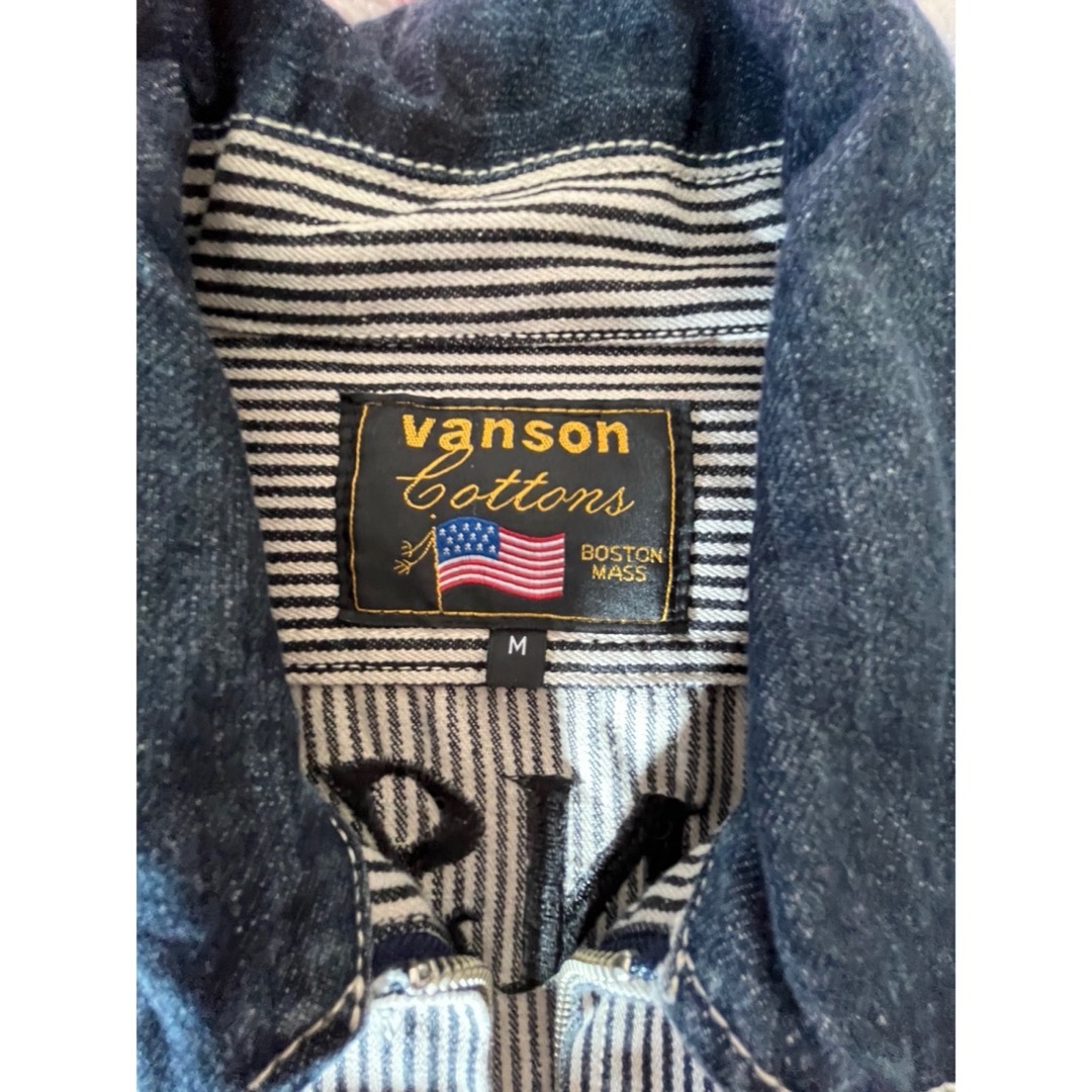 VANSON - VANSON ストライプオーバーオール Mサイズの通販 by VANSON - VANSON ストライプオーバーオール Mサイズの通販 by