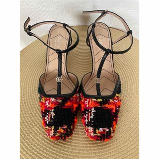 GUCCI - グッチ バンブーローファー ダークブラウン 4cmヒール GUCCI - グッチ バンブーローファー ダークブラウン 4cmヒール