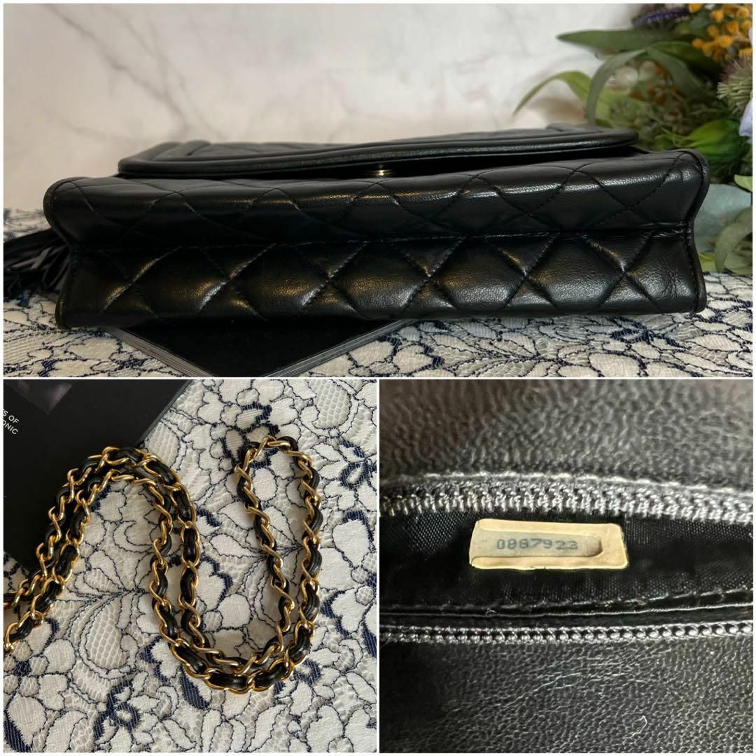 CHANEL - CHANEL シャネル【美品】ビンテージ フリンジ フラップ CHANEL - CHANEL シャネル【美品】ビンテージ フリンジ フラップ