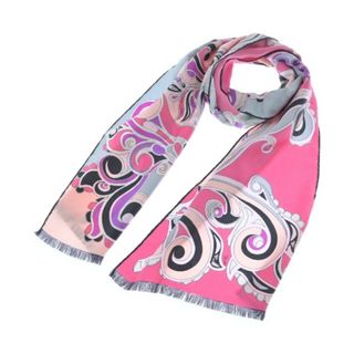 EMILIO PUCCI - EMILIO PUCCI エミリオプッチ ストール - 水色x EMILIO PUCCI - EMILIO PUCCI エミリオプッチ ストール - 水色x