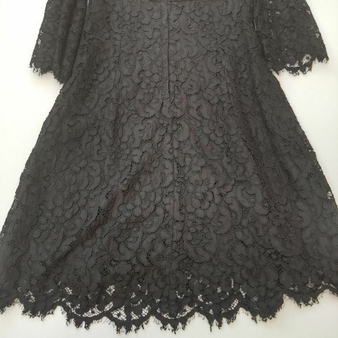 DOLCE&GABBANA - 美品 ドルチェアンドガッバーナ 総レース V DOLCE&GABBANA - 美品 ドルチェアンドガッバーナ 総レース V