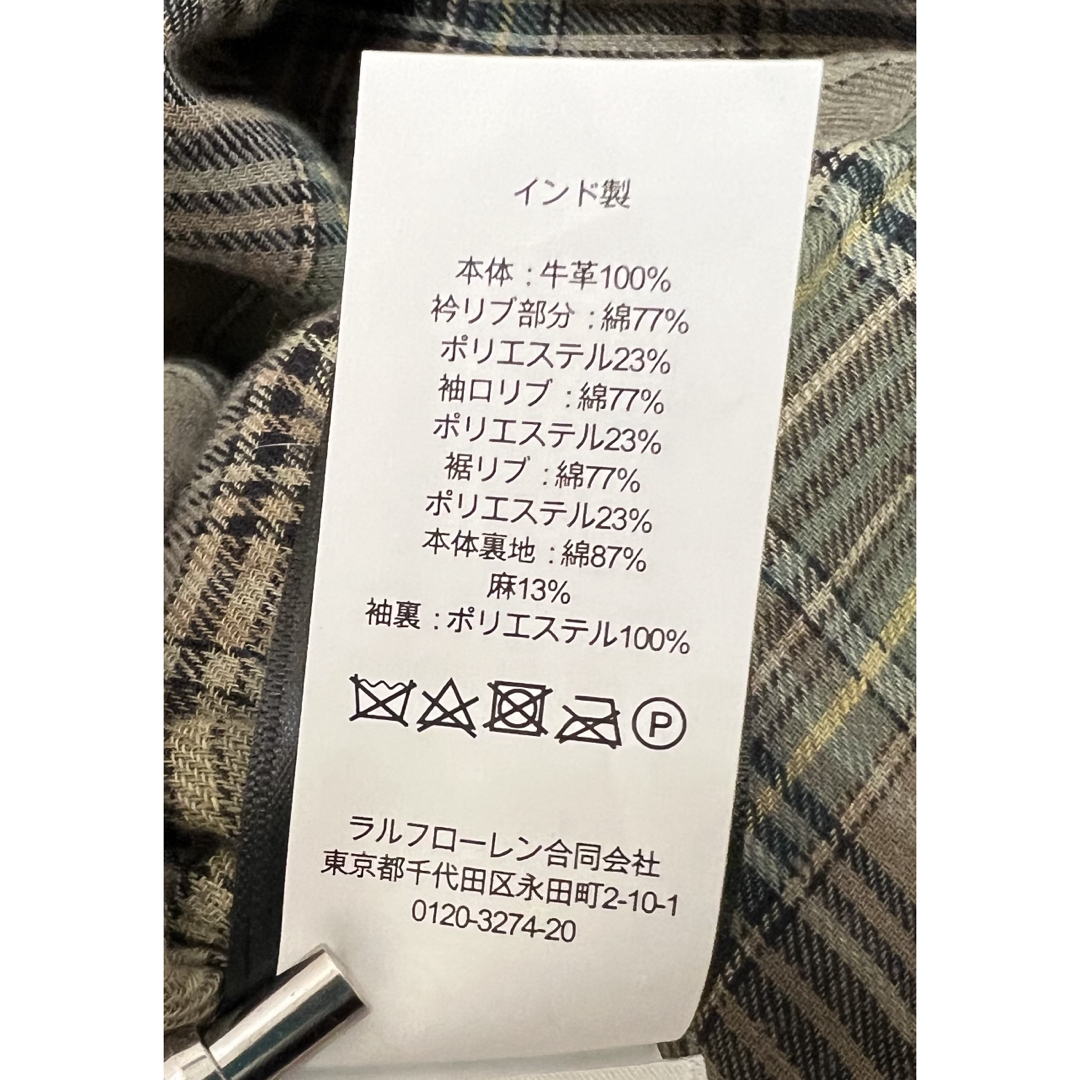 RRL - 【24AW】RRLインディゴ レザー ボンバージャケットサイズ RRL - 【24AW】RRLインディゴ レザー ボンバージャケットサイズ