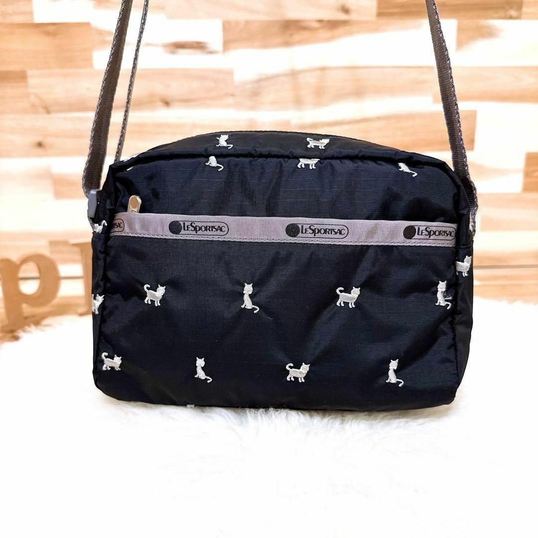 LeSportsac - 日本限定【レスポートサック】ネコちゃん 猫 刺繍 LeSportsac - 日本限定【レスポートサック】ネコちゃん 猫 刺繍