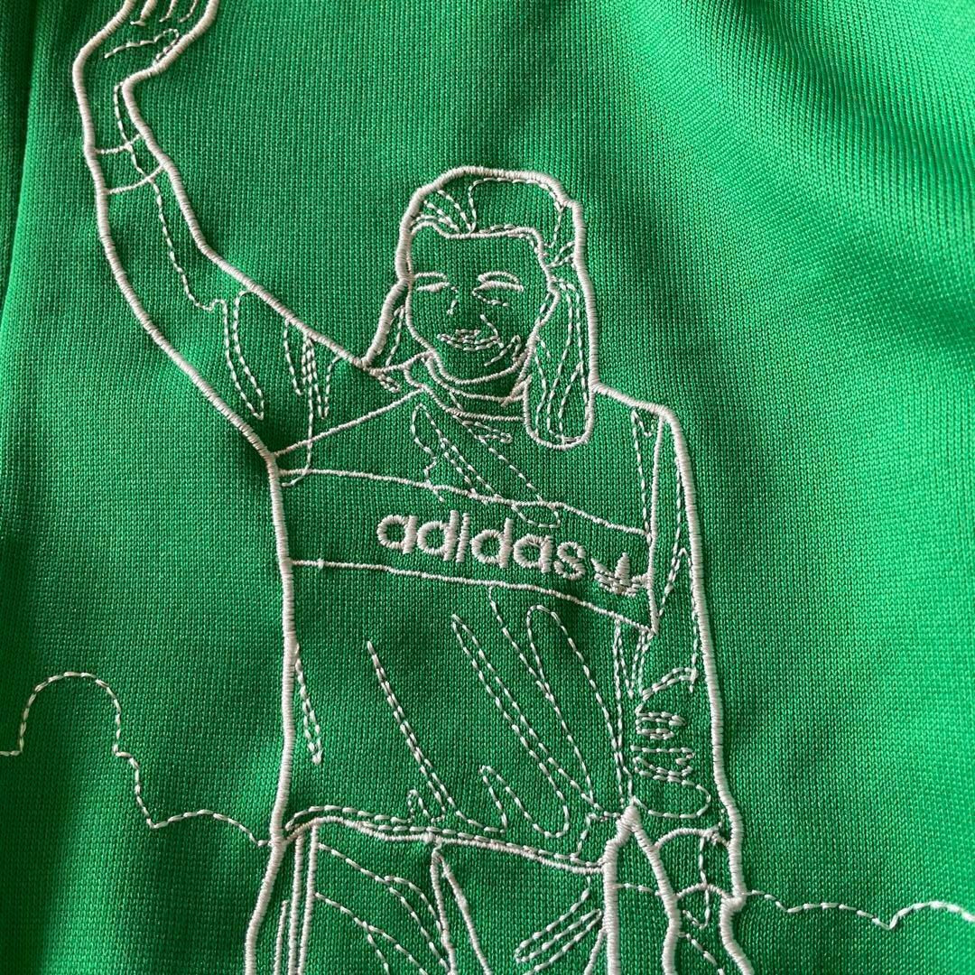 オリンピックごつ刺繍】adidasトラックジャケット刺繍ロゴ松村 オリンピックごつ刺繍】adidasトラックジャケット刺繍ロゴ松村