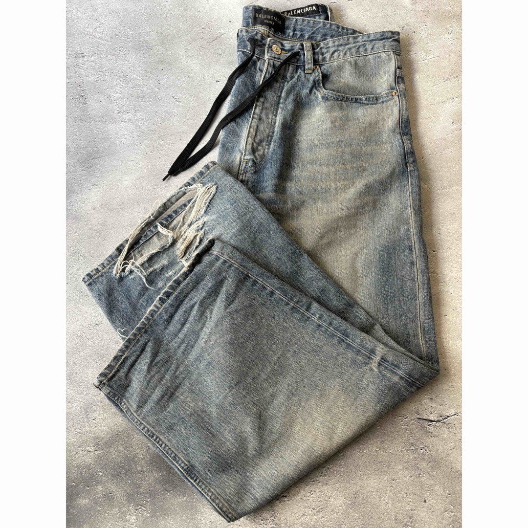 BALENCIAGA - バレンシアガ オーガニック セルヴィッジデニム BALENCIAGA - バレンシアガ オーガニック セルヴィッジデニム