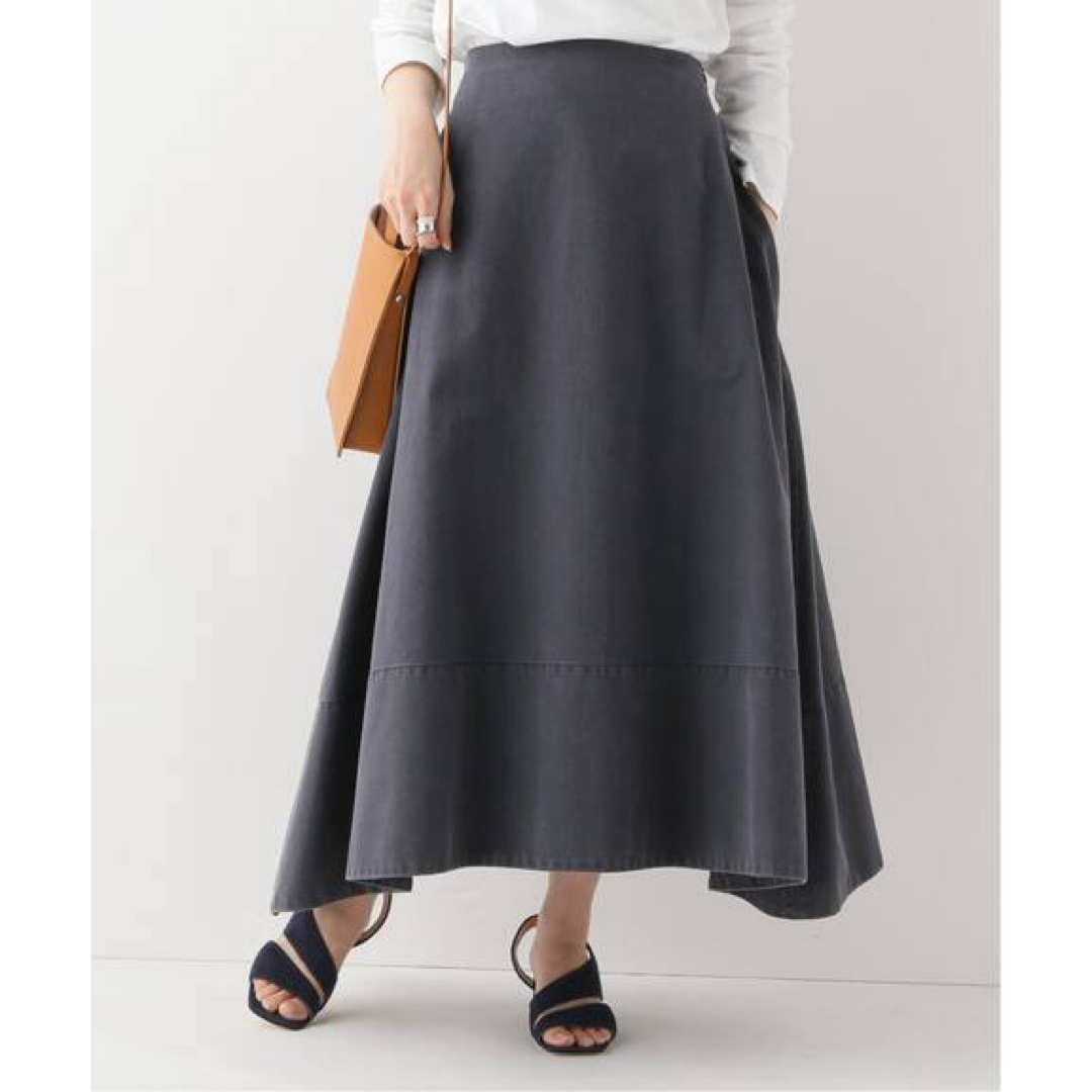 MADISON BLUE バックサテンマキシフレアスカート 01(S) ブラック MADISON BLUE バックサテンマキシフレアスカート 01(S) ブラック
