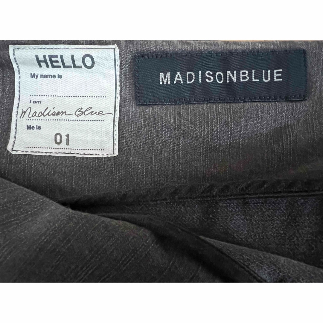 MADISON BLUE バックサテンマキシフレアスカート 01(S) ブラック MADISON BLUE バックサテンマキシフレアスカート 01(S) ブラック