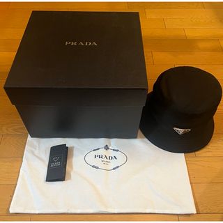 PRADA - 23aw PRADA プラダ ナッパ レザー バケットハットの通販 PRADA - 23aw PRADA プラダ ナッパ レザー バケットハットの通販