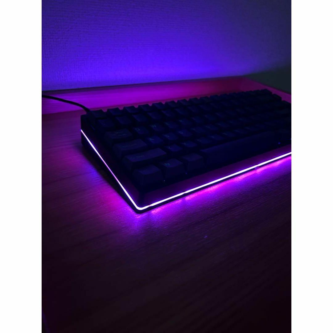 遊舎工房 PC キーボード パソコン用 メカニカル式 紫ライト KBD75 遊舎工房 PC キーボード パソコン用 メカニカル式 紫ライト KBD75