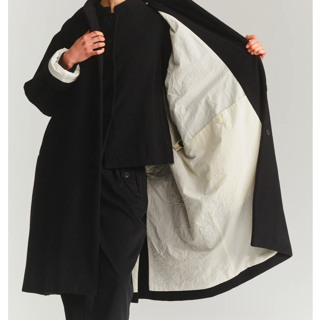 CASEY CASEY BIG BLOBBY COAT KASPER カシミヤ CASEY CASEY BIG BLOBBY COAT KASPER カシミヤ