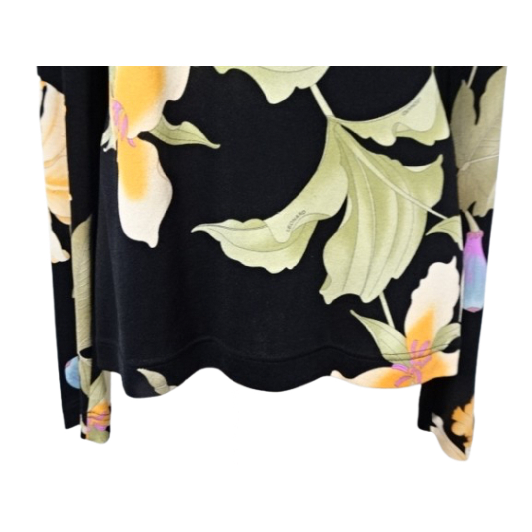 LEONARD - 【美品】LEONARDレオナールシルクプリントトップス40 LEONARD - 【美品】LEONARDレオナールシルクプリントトップス40