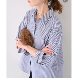SLOBE IENA(ストライプ ・ シャツ/ブラウス(長袖/七分))の SLOBE IENA(ストライプ ・ シャツ/ブラウス(長袖/七分))の