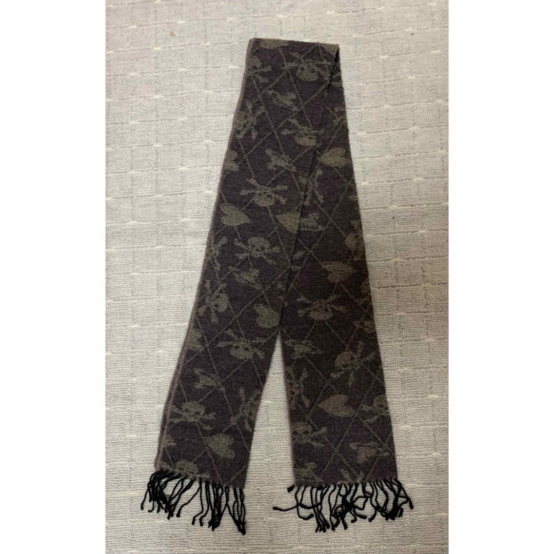 Vivienne Westwood マフラー スカル ハート オーブ イタリア製 Vivienne Westwood マフラー スカル ハート オーブ イタリア製