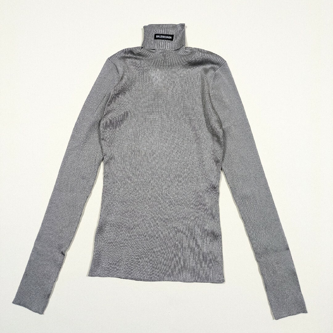 BALENCIAGA - BALENCIAGA バレンシアガ メタリック リブ BALENCIAGA - BALENCIAGA バレンシアガ メタリック リブ