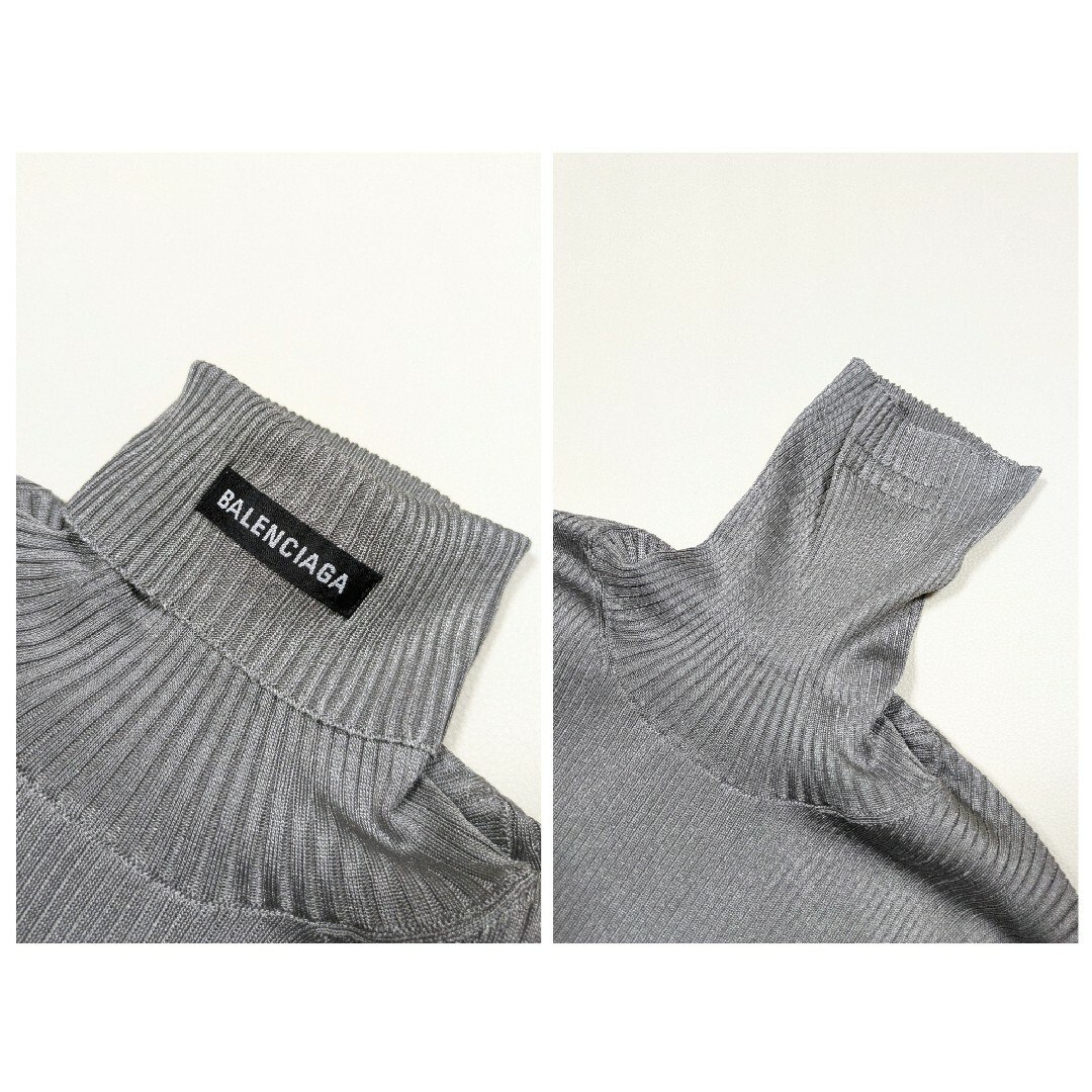 BALENCIAGA - BALENCIAGA バレンシアガ メタリック リブ BALENCIAGA - BALENCIAGA バレンシアガ メタリック リブ
