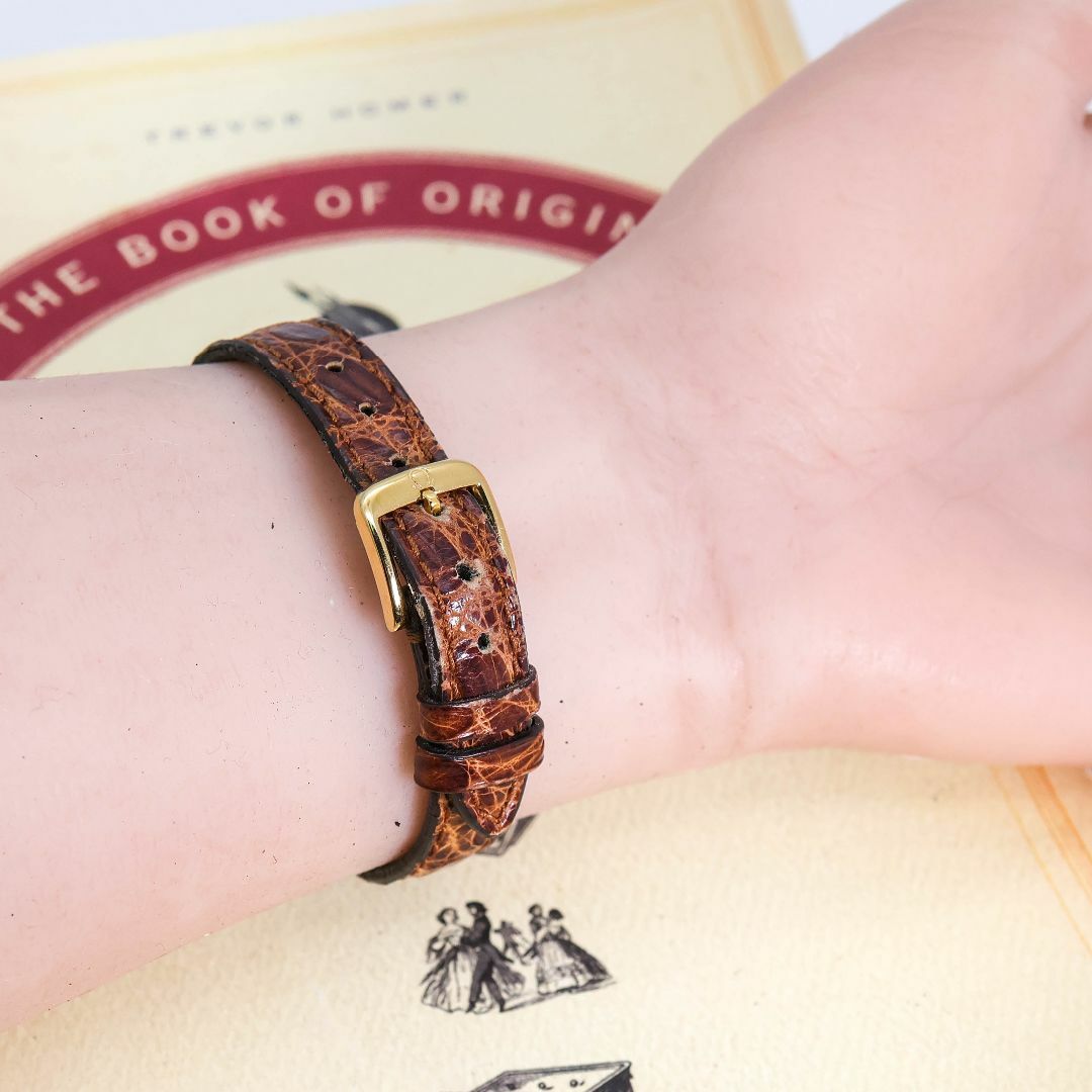 OMEGA - 稼働 OMEGA DE VILLE 腕時計 ゴールド文字盤 新品電池 OMEGA - 稼働 OMEGA DE VILLE 腕時計 ゴールド文字盤 新品電池