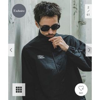 UMBRO(ナイロンジャケット ・ ブラック/黒色系)のフリマ UMBRO(ナイロンジャケット ・ ブラック/黒色系)のフリマ