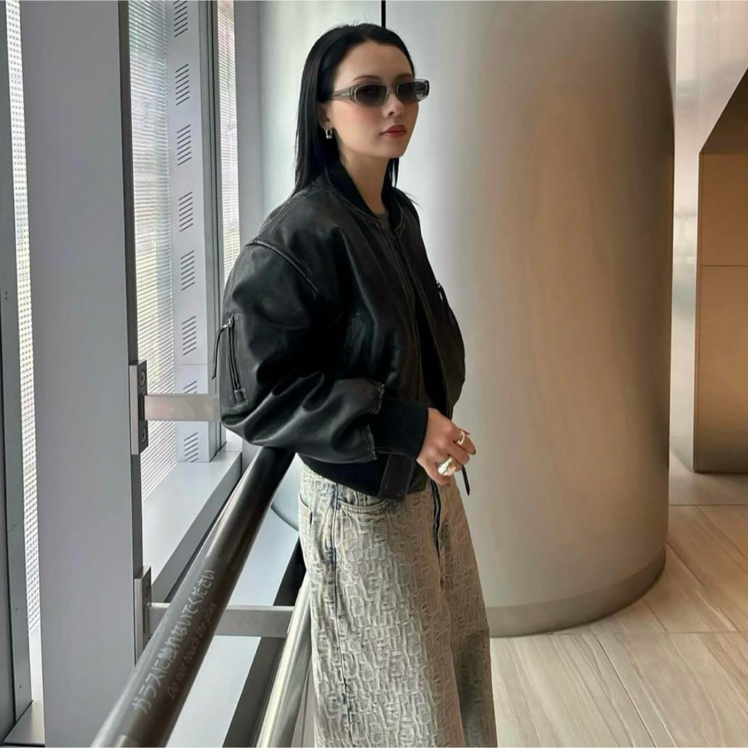 Acne Studios - 【完売品】 acne studios レザー ボンバー Acne Studios - 【完売品】 acne studios レザー ボンバー