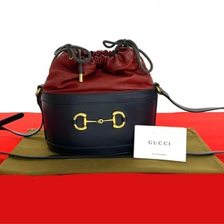 GUCCI - 極 美品 希少品 GUCCI グッチ ホースビット バケット GUCCI - 極 美品 希少品 GUCCI グッチ ホースビット バケット