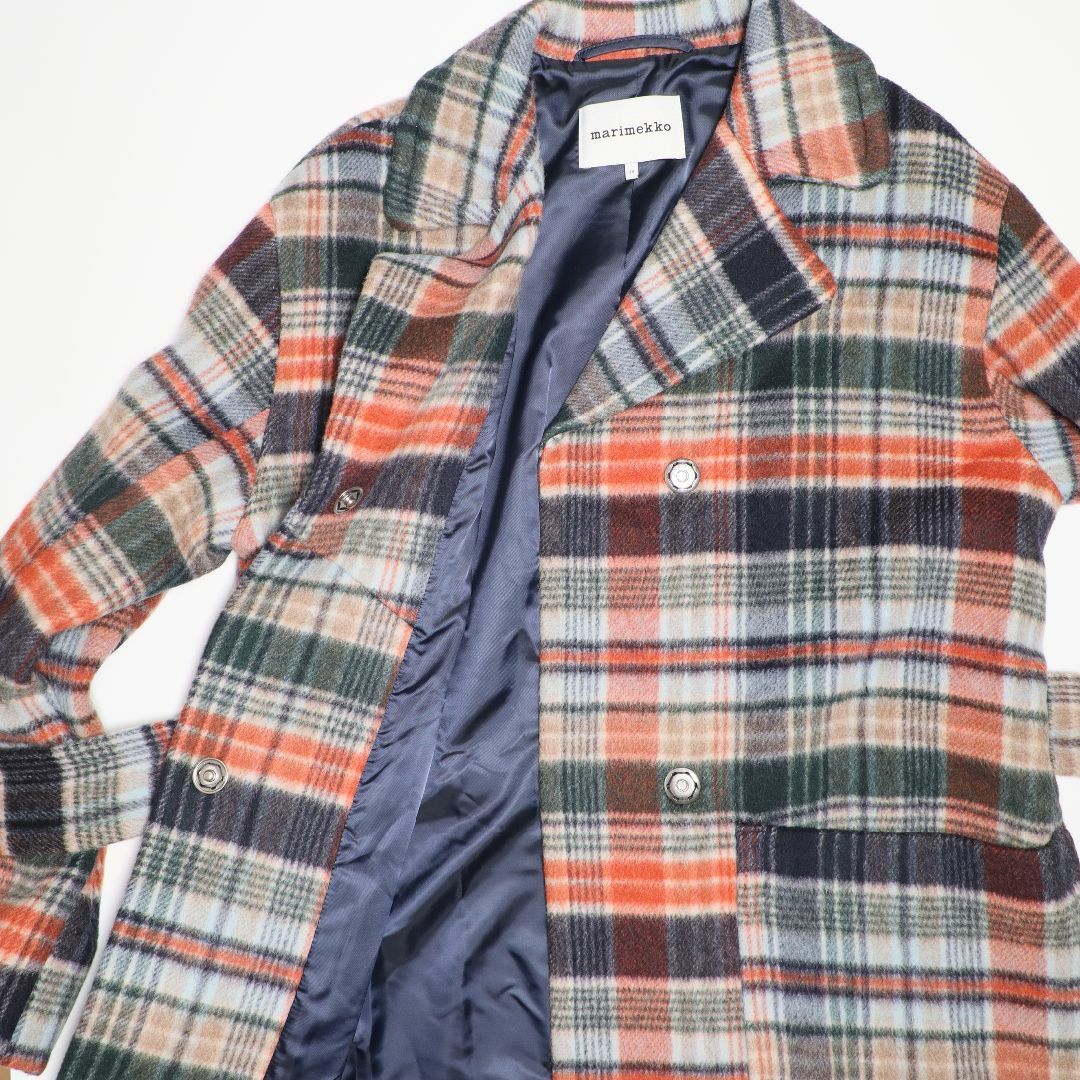 marimekko - マリメッコ KITARA / NUOTIO COATS 38 ウール marimekko - マリメッコ KITARA / NUOTIO COATS 38 ウール