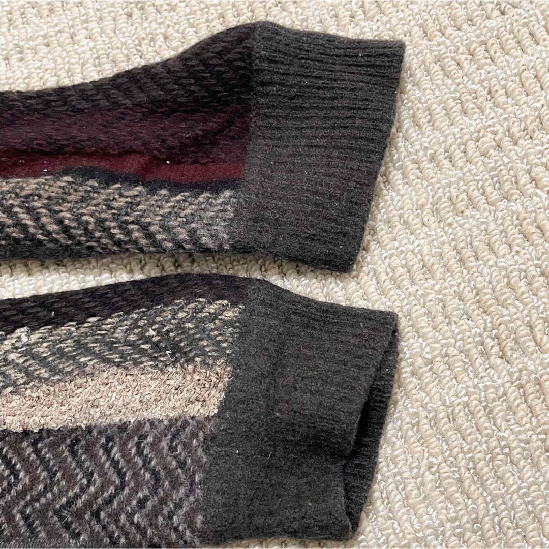 ETRO - サイズL ETRO ストライプ マルチカラー ニット 長袖 ETRO - サイズL ETRO ストライプ マルチカラー ニット 長袖