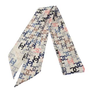 CHANEL - ☆CHANEL☆ストール シフォン ココマーク カメリア CHANEL - ☆CHANEL☆ストール シフォン ココマーク カメリア