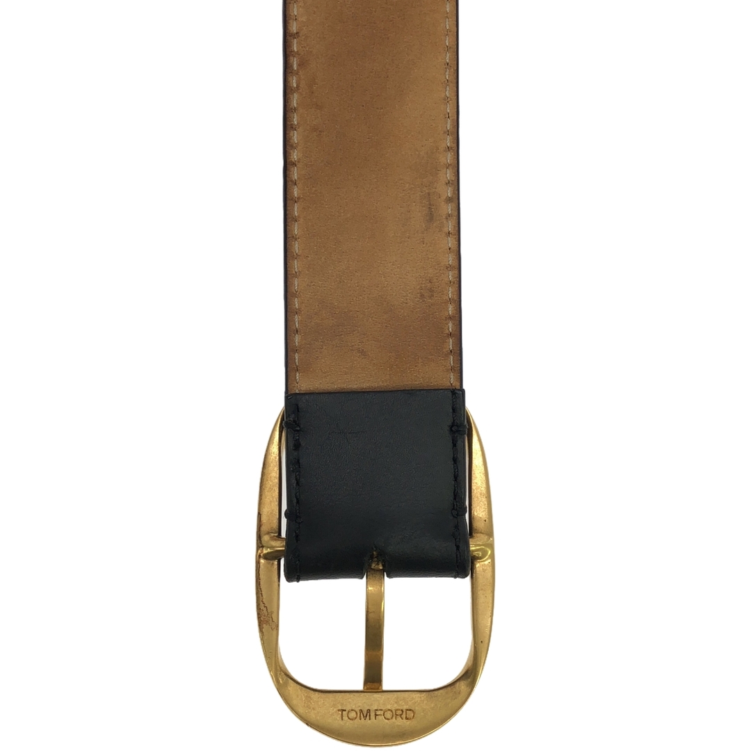 TOM FORD トム フォード ラウンドバックルレザーベルト TB 221M TOM FORD トム フォード ラウンドバックルレザーベルト TB 221M