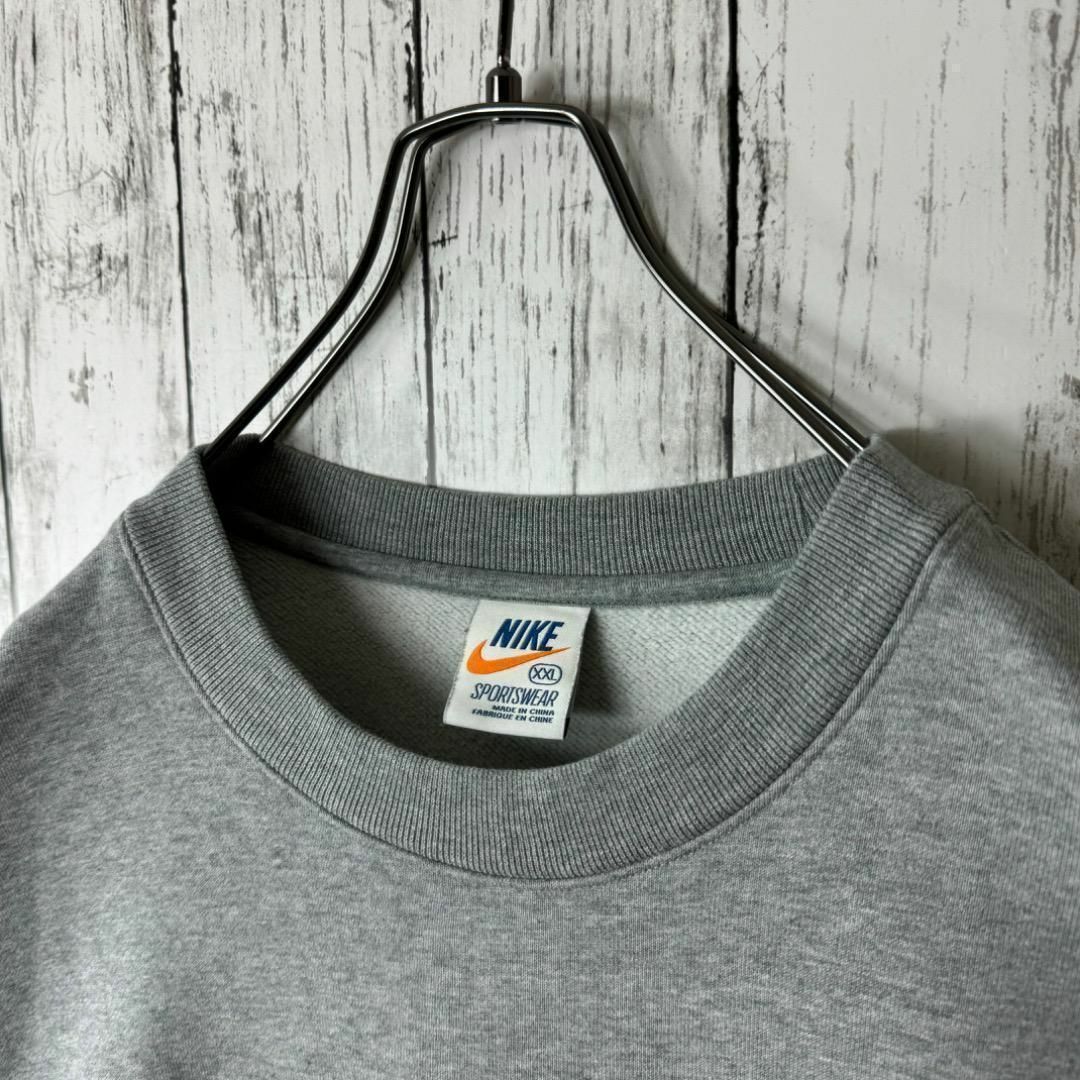 NIKE - 【激レア】ナイキ ゴツナイキ スウェット XXL グレー NIKE - 【激レア】ナイキ ゴツナイキ スウェット XXL グレー