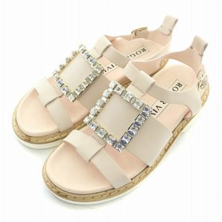 ROGER VIVIER - 美品 ロジェヴィヴィエ フラット サンダル ROGER VIVIER - 美品 ロジェヴィヴィエ フラット サンダル