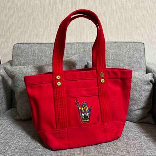POLO RALPH LAUREN(トートバッグ ・ レッド/赤色系)のフリマ POLO RALPH LAUREN(トートバッグ ・ レッド/赤色系)のフリマ