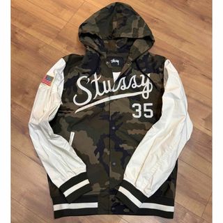 STUSSY - 【ダウン感覚】old stussy ナイロンジャケット 厚手 STUSSY - 【ダウン感覚】old stussy ナイロンジャケット 厚手
