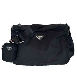 PRADA - 【ほぼ未使用】プラダ Re-Nylon xサフィアーノレザー PRADA - 【ほぼ未使用】プラダ Re-Nylon xサフィアーノレザー