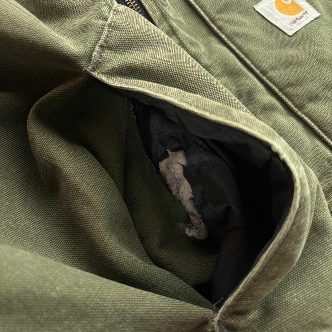 carhartt - カーハート ダックベスト オリーブグリーン 古着 carhartt - カーハート ダックベスト オリーブグリーン 古着