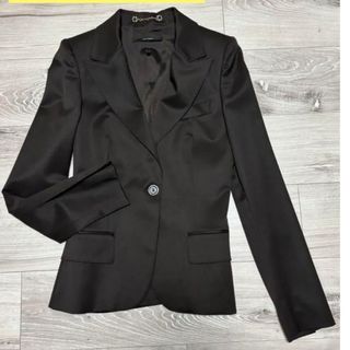 GUCCI - 現行モデル Gucci ベージュ GGパターン テーラード GUCCI - 現行モデル Gucci ベージュ GGパターン テーラード